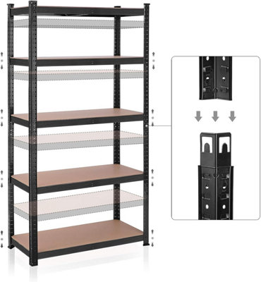 Garage Shelving, 5-Tier Storage Rack, Storage Organizing Rack, Shelving ...