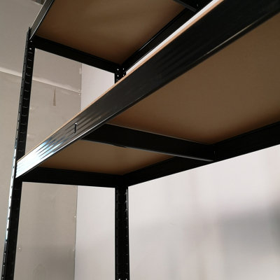 Garage Shelving 90cm Wide & 180cm High Heavy Duty 5 Tier Multipurpose ...