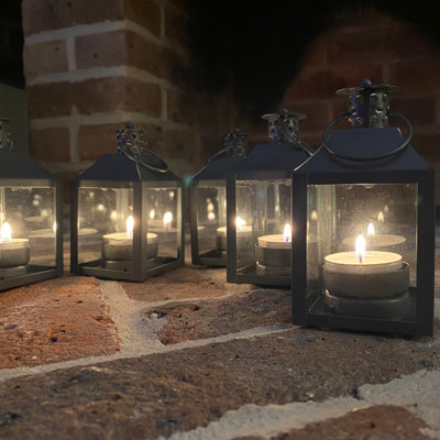 Garda Tealight Candle Lantern Set of 5