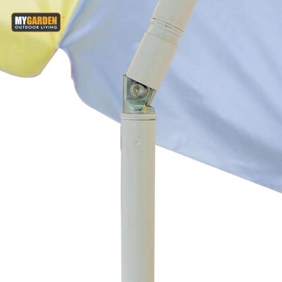 Garden Beach Patio Tilting Parasol - Multi-Coloured