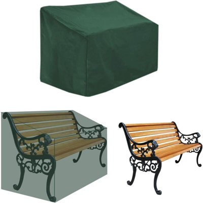 Garden Bench Cover Waterproof Cover 2 Seater, Uv Resistant 210D ...