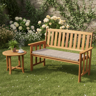 Garden Bench Cushion Outdoor 2 Seater Patio Furniture Seat Pad Water ...