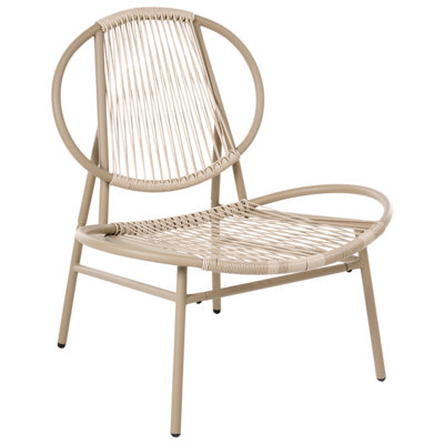 Garden Chair OVARO PE Rattan Beige