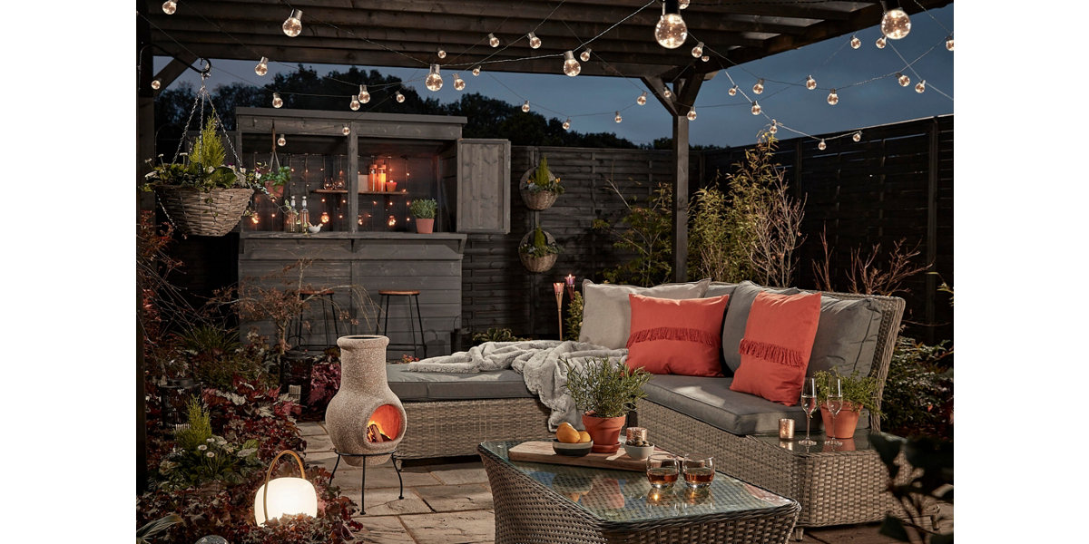 Garden lighting ideas at B&Q
