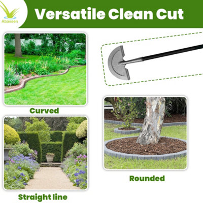 Garden Edger Lawn Tool Heavy Duty Half Moon Edgers for Landscaping