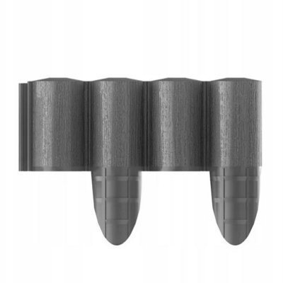 Garden Edging Palisade Border Edge Sturdy Frost Resistant ECO Grey 2.4M ...