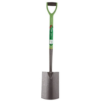 Garden Farming Lightweight Digging Spade - Green | DIY at B&Q