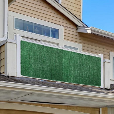 Garden Fence Artificial Conifer Hedge Screening Plastic Garden Privacy ...