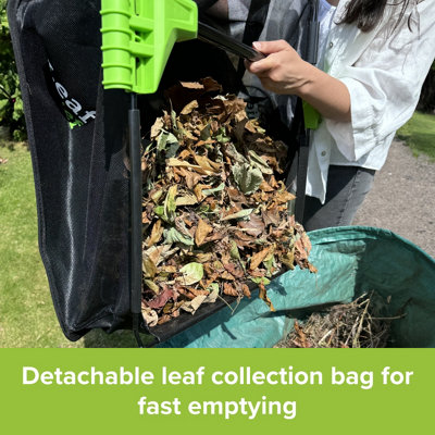 Garden Force Leaf Chief- Push Leaf and Grass Collector