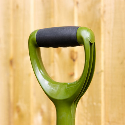 Garden Fork with solid forged carbon steel fork head with Steel Handle ...