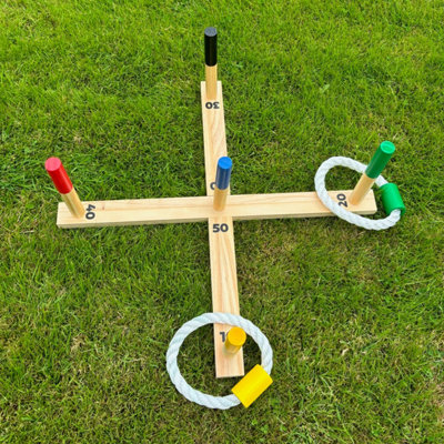 Garden Games Ring Toss Family Outdoor Play Party Bonding Lawn Kids Fun ...