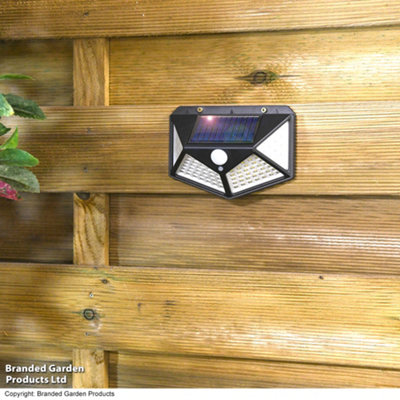Garden Gear 100 LED Solar Motion Sensor Light: Energy-Efficient ...