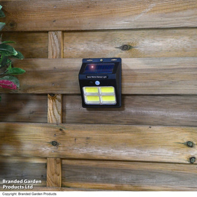 Garden Gear 112 LED Motion Sensor Solar Powered Light Weatherproof ...