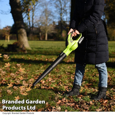 Garden Gear 12V Cordless Leaf Blower 2000mAh Battery Charger 220km h Blowing Speed Lightweight Fast Charge