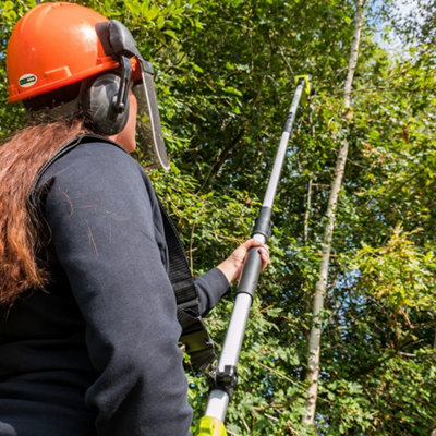 Garden Gear Cordless Telescopic Pole Chainsaw 20V Lithium-ion Battery ...