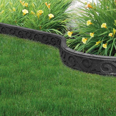 Garden Gear Garden Border Edging Flexible Curve Eco Friendly Scroll ...