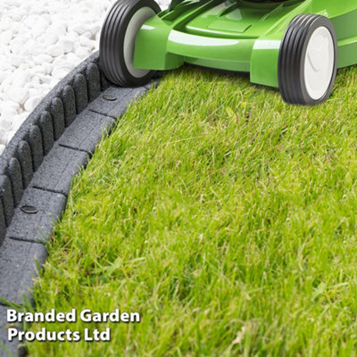 Garden Gear Lawnmower Friendly Flexi-Edge Border Curve Edging Stone ...