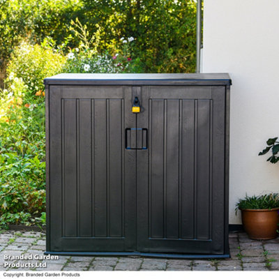 Garden Gear Storage Shed 775 Litre XL Capacity Lockable Bin Store ...