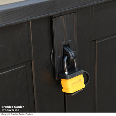 Garden Gear Storage Shed 775 Litre XL Capacity Lockable Bin Store ...