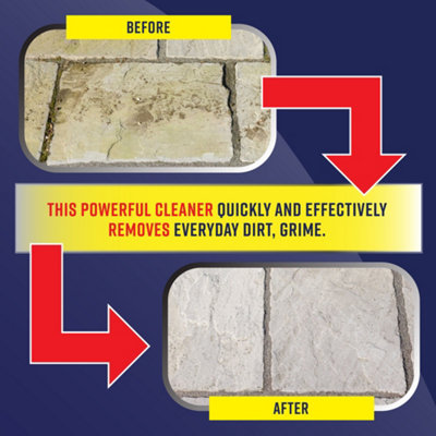 Garden Genie - Path and Patio Stone Cleaner, Degreaser for Stains ...