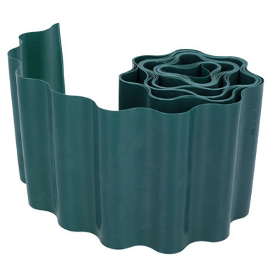 Garden Grass Lawn Border Edging Flexible Plastic Roll Path 6m (20 feet ...