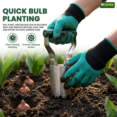 Garden Hand Bulb Planter Tool New Plant Fruit Tree Seedling ...