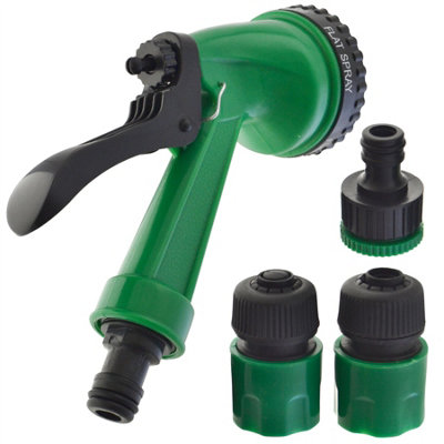Garden Hose Connector Set Spray Gun Water Sprayer And Hose Pipe ...