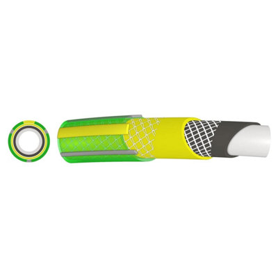 Garden Hose Pipe, Outdoor Tap to Reel Connection Set, 6 Layer Non-Toxic ...