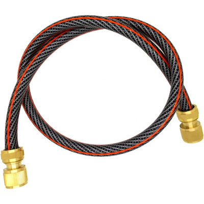 Garden Hose Pipe, Outdoor Tap to Reel Connection Set with 2 Brass Quick ...