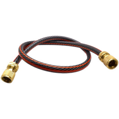 Garden Hose Pipe, Outdoor Tap to Reel Connection Set with 2 Brass Quick ...