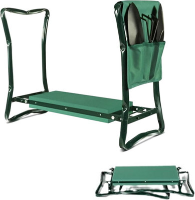 Garden Kneeler 2-in-1 Folding Gardening Padded Seat and Kneeling Stool ...