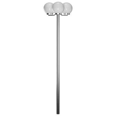 Garden Lamp Post 3 Lamps 220 cm