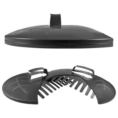 garden leaf grabbers,hand held tidy rake picker,leaf collector/grab (gray)