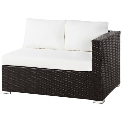 Garden Lounge Set with Table 8 Seater XXL Right Hand Modular PE Rattan ...