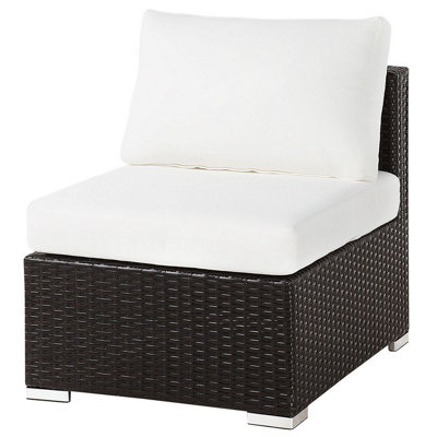 Garden Lounge Set with Table 8 Seater XXL Right Hand Modular PE Rattan ...