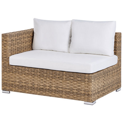Garden Lounge Set with Table 8 Seater XXL Right Hand Modular PE Rattan ...