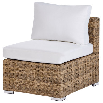 Garden Lounge Set with Table 8 Seater XXL Right Hand Modular PE Rattan ...