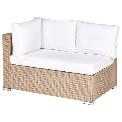 Garden Lounge Set with Table 8 Seater XXL Right Hand Modular PE Rattan ...