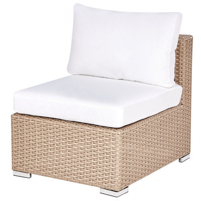 Garden Lounge Set with Table 8 Seater XXL Right Hand Modular PE Rattan ...