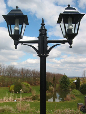 Garden Market Place Garden Lighting - Victorian Style Double Headed ...