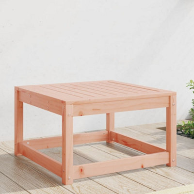 Garden Outdoor Footstool Solid Wood Douglas