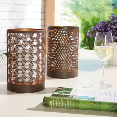 Garden Outdoor Solar Powered LED Salisbury Table Light Lamp | DIY at B&Q