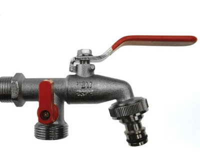 Garden Outside Tap 1/2 & 3/4 Quick Connector Hose Plug Various Models ...