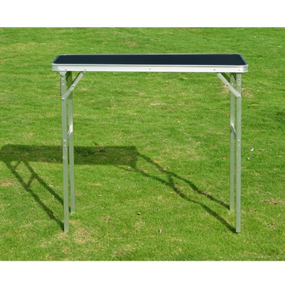 Garden Patio Portable Folding Bistro Bar Table Camping BBQ Desk with ...