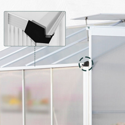Garden Plants Grow House with Aluminium Frame Large Walk-In Green House ...