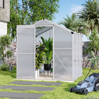Garden Plants Grow House with Aluminium Frame Large Walk-In Green House ...