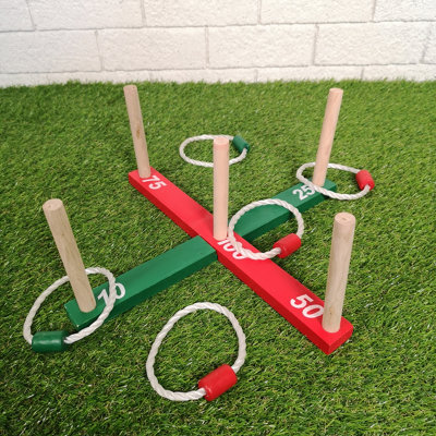 Garden Quoits Game Outdoors Fun Toy Kids Adult Grass Patio | DIY at B&Q