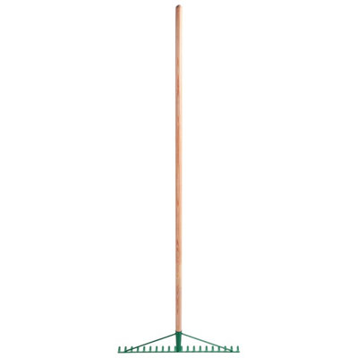 Garden Rake, Steel Hardened Heavy-Duty Rake with Handle for Hay, Leaves ...