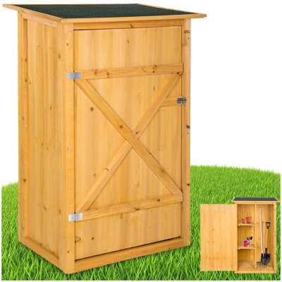 Garden Shed Taman - flat roof, impregnated softwood, Bitumen roofing ...