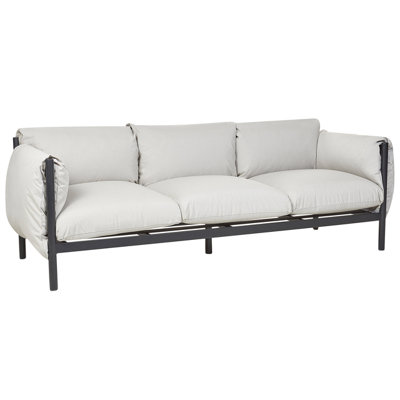 Garden Sofa Set 5 Seater ESPERIA Metal Grey